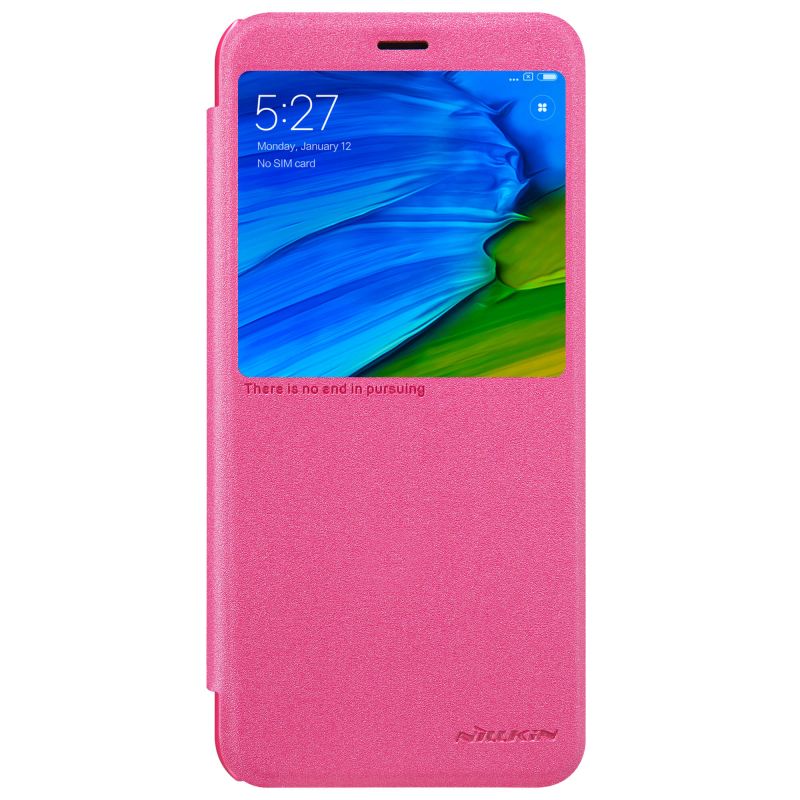 Nillkin Sparkle Series New Leather case for Xiaomi Redmi Note 5 Pro